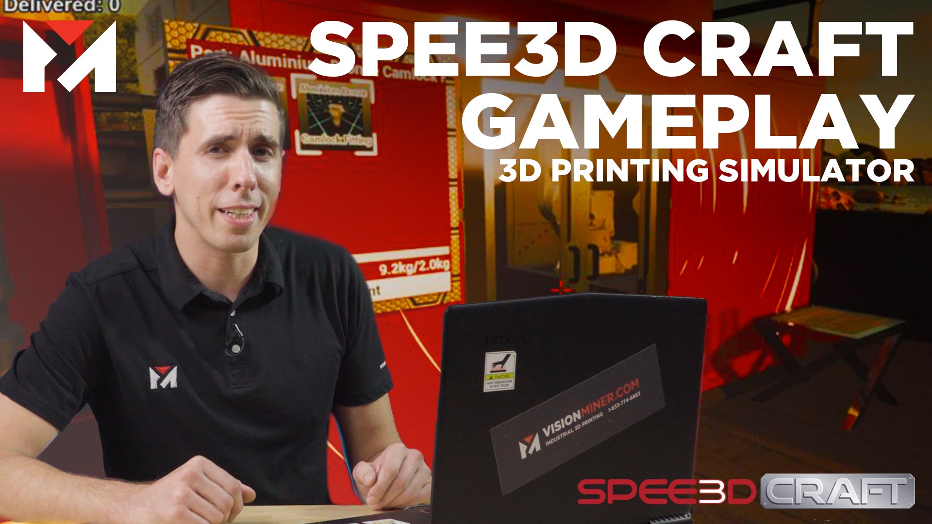 World's First 3D Printing Video Game? SPEE3DCraft Training Simulator G ...