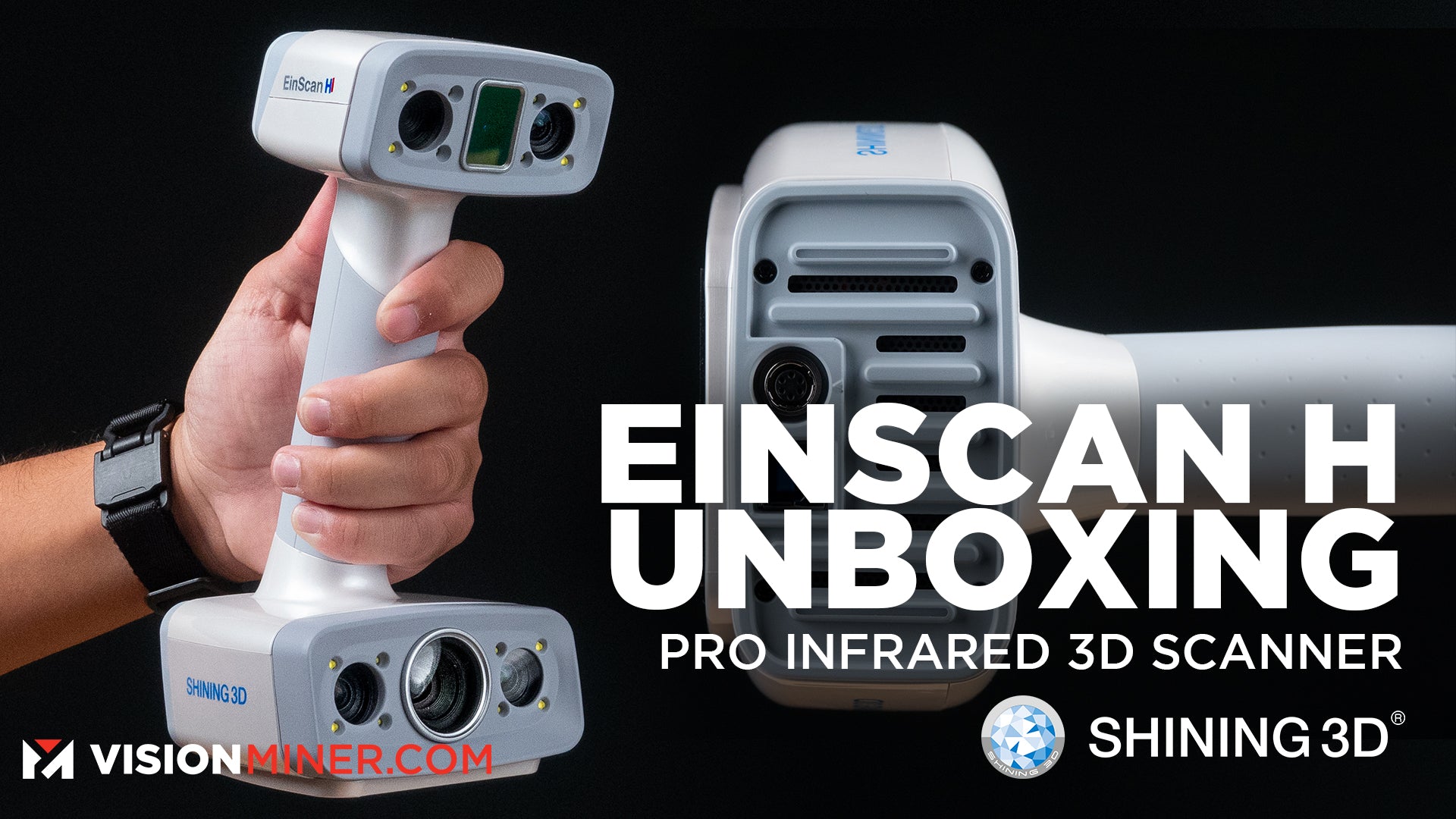 Unboxing the Einscan H - Professional Infrared 3D Scanner from Shining ...
